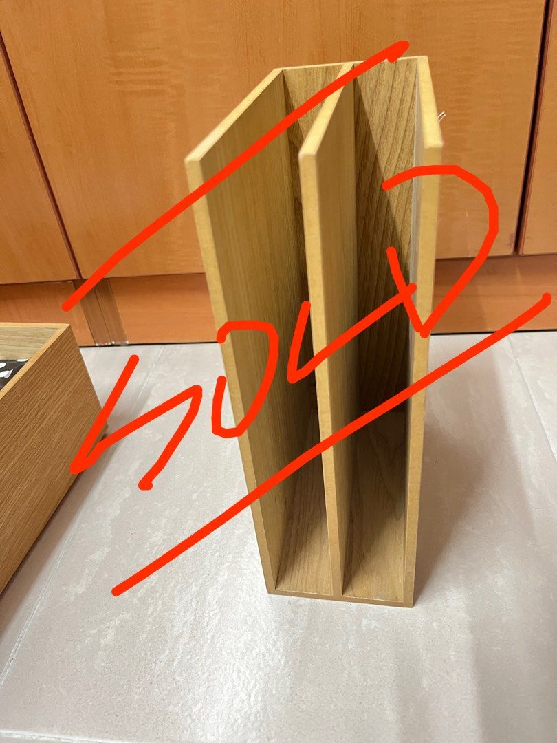 Last1‼️Muji Wooden A4 Letter Tray / 3drawers A5 / File Stand A5 ...