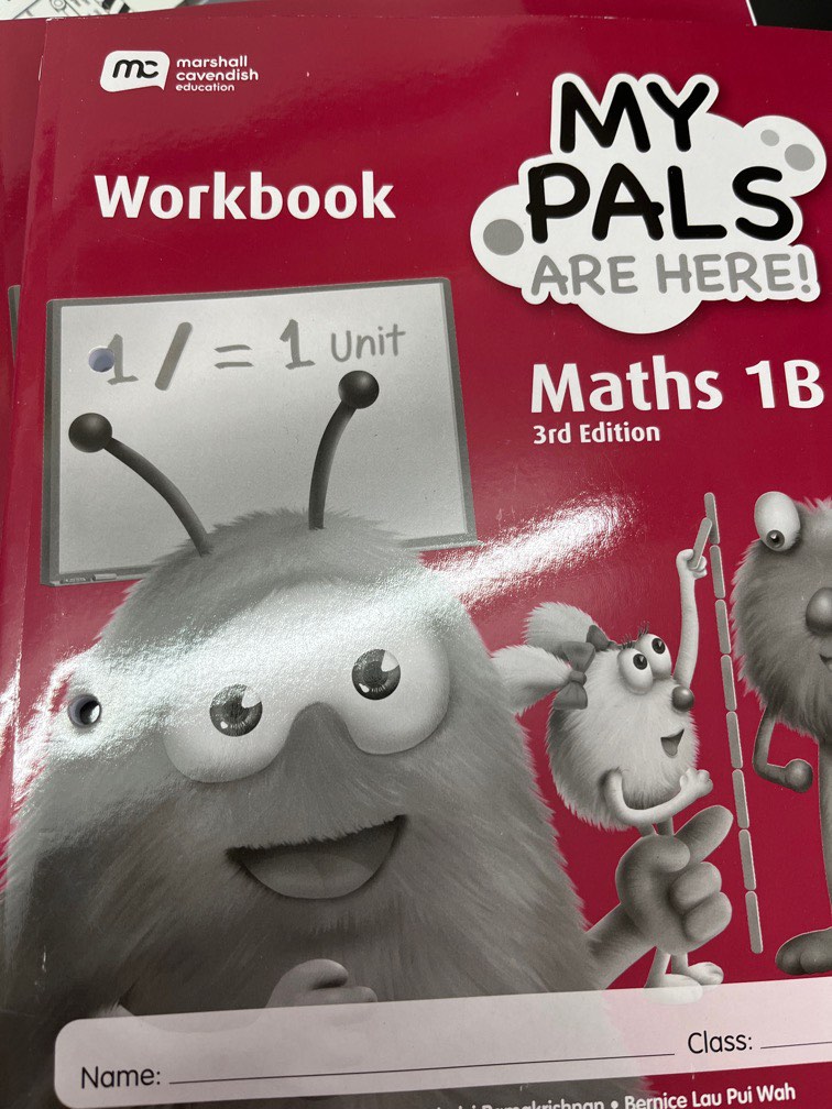 My Pals 1B math Marshall Cavendish workbook, Hobbies & Toys, Books ...