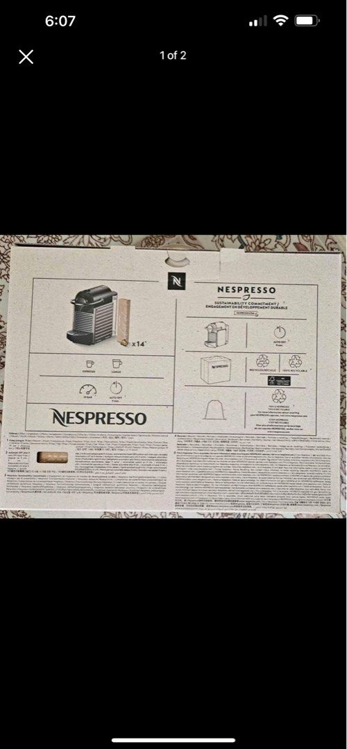 Nespresso Pixie Electric Red Coffee Machine, TV & Home Appliances ...