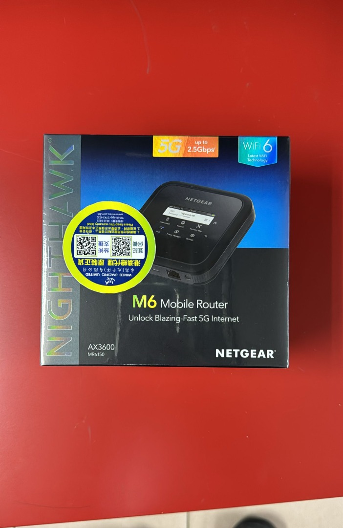 NETGEAR Nighthawk M6 5G SIM Router 路由器 WiFi 6 蛋 (MR6150), 電腦＆科技, 電腦周邊及 ...
