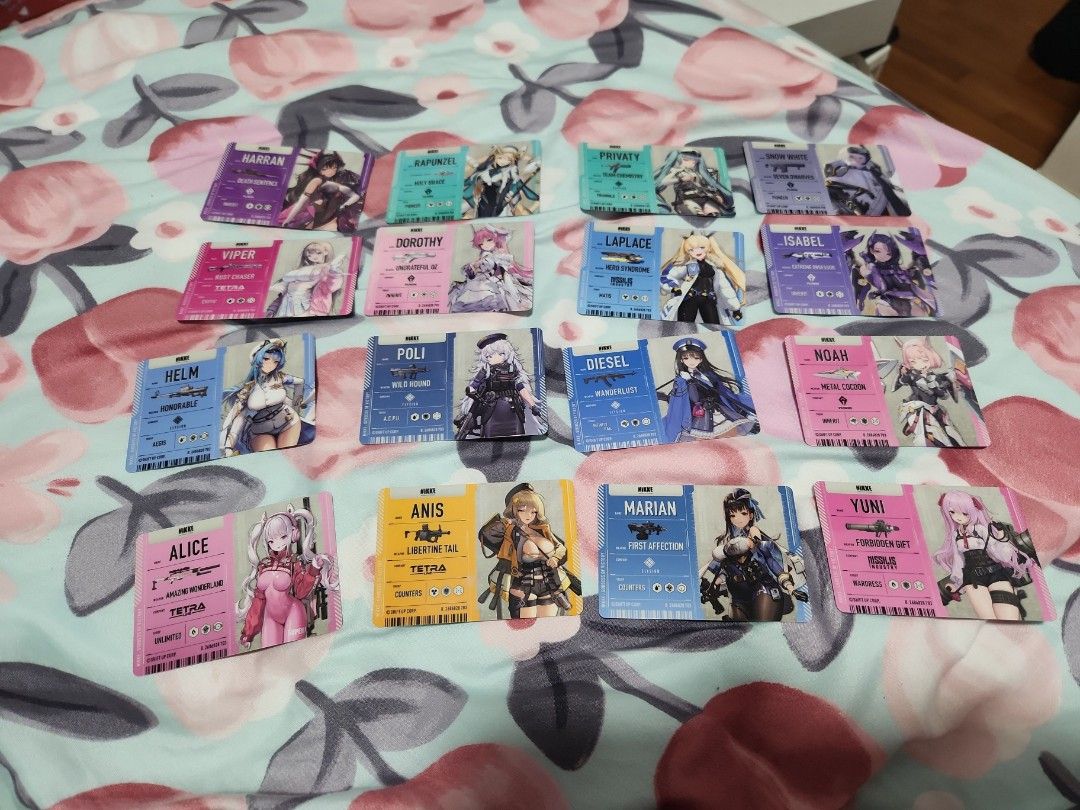 Nikke Carddass Metallic Pass Cards., Hobbies & Toys, Memorabilia ...