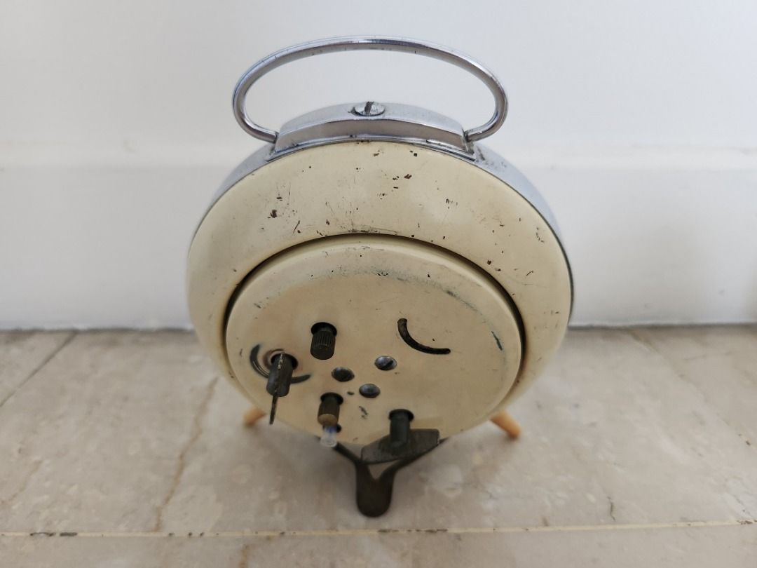 3 x Old Antique Vintage Winding Table Clocks (Total S$180 only for all ...