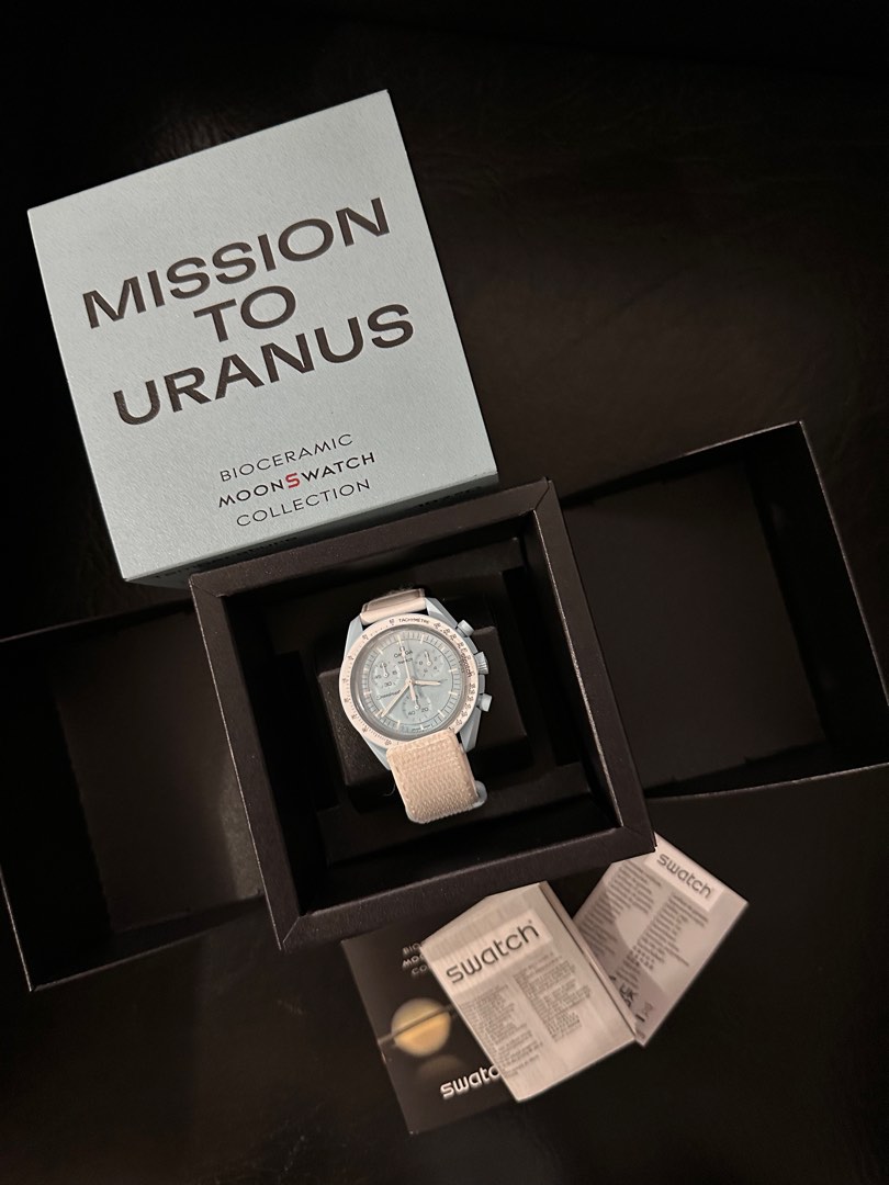 OMEGAXSWATCH MISSION TO URANUS, Men's Fashion, Watches & Accessories ...