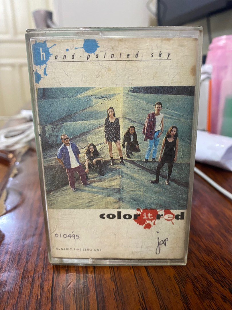 Philippines COLOR IT RED Hand Painted Sky Cassette TAPE OPM original ...