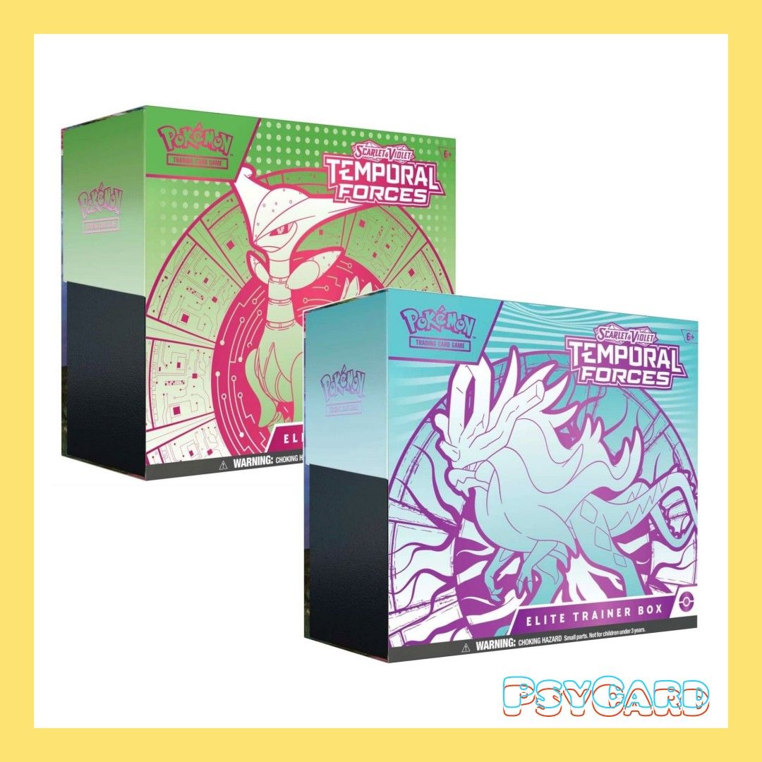Pokemon TCG Temporal Forces ETB, Hobbies & Toys, Toys & Games on Carousell