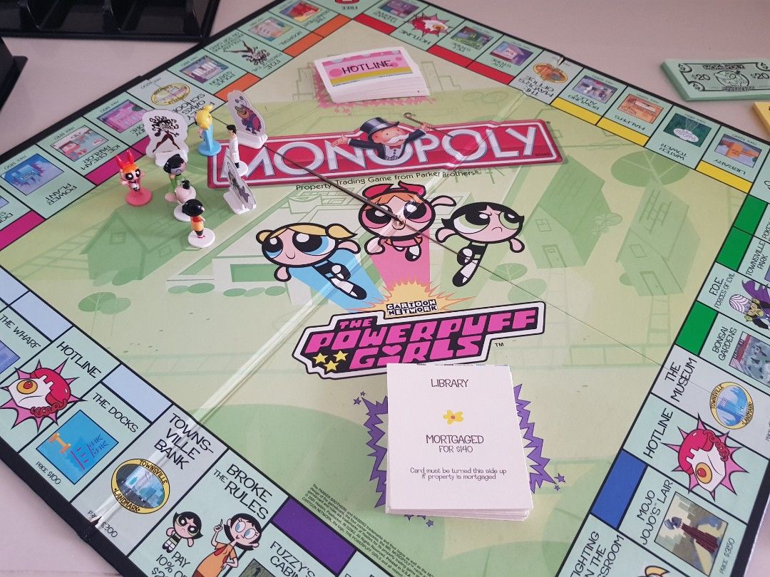 Powerpuff girls Monopoly set, Hobbies & Toys, Toys & Games on Carousell