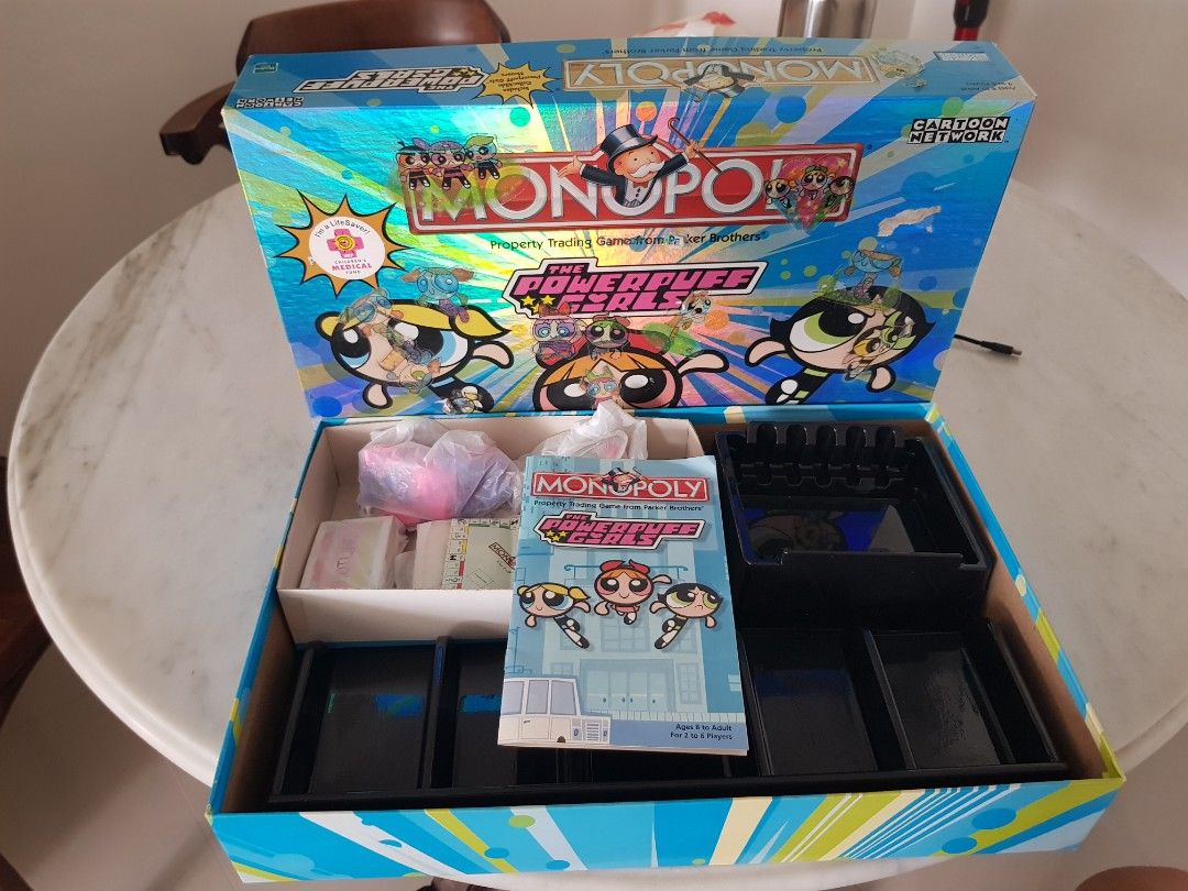 Powerpuff girls Monopoly set, Hobbies & Toys, Toys & Games on Carousell