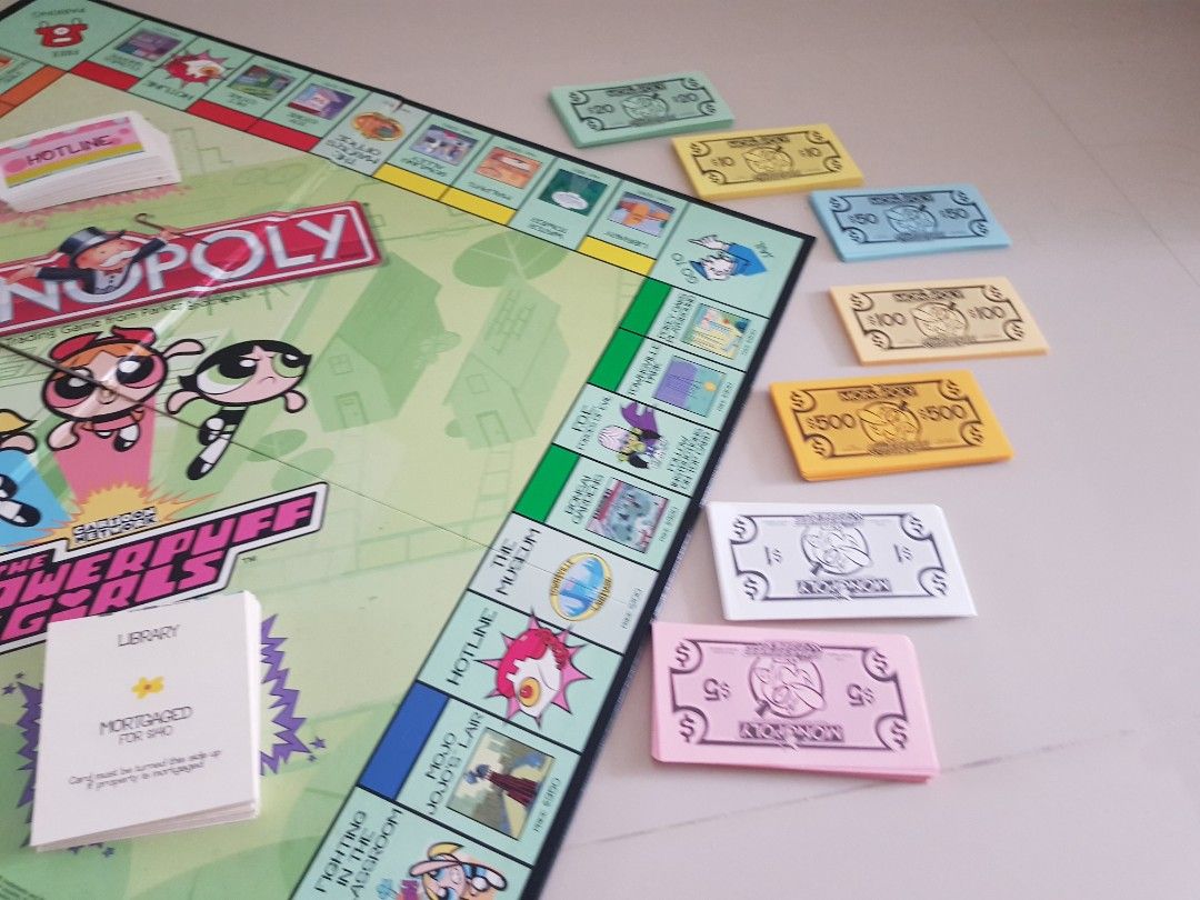 Powerpuff girls Monopoly set, Hobbies & Toys, Toys & Games on Carousell