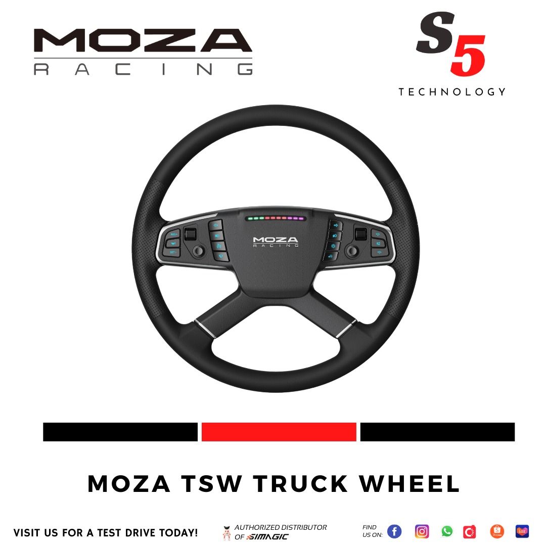 MOZA TSW Truck Wheel / Racing simulator wheel / racing wheel / formula ...