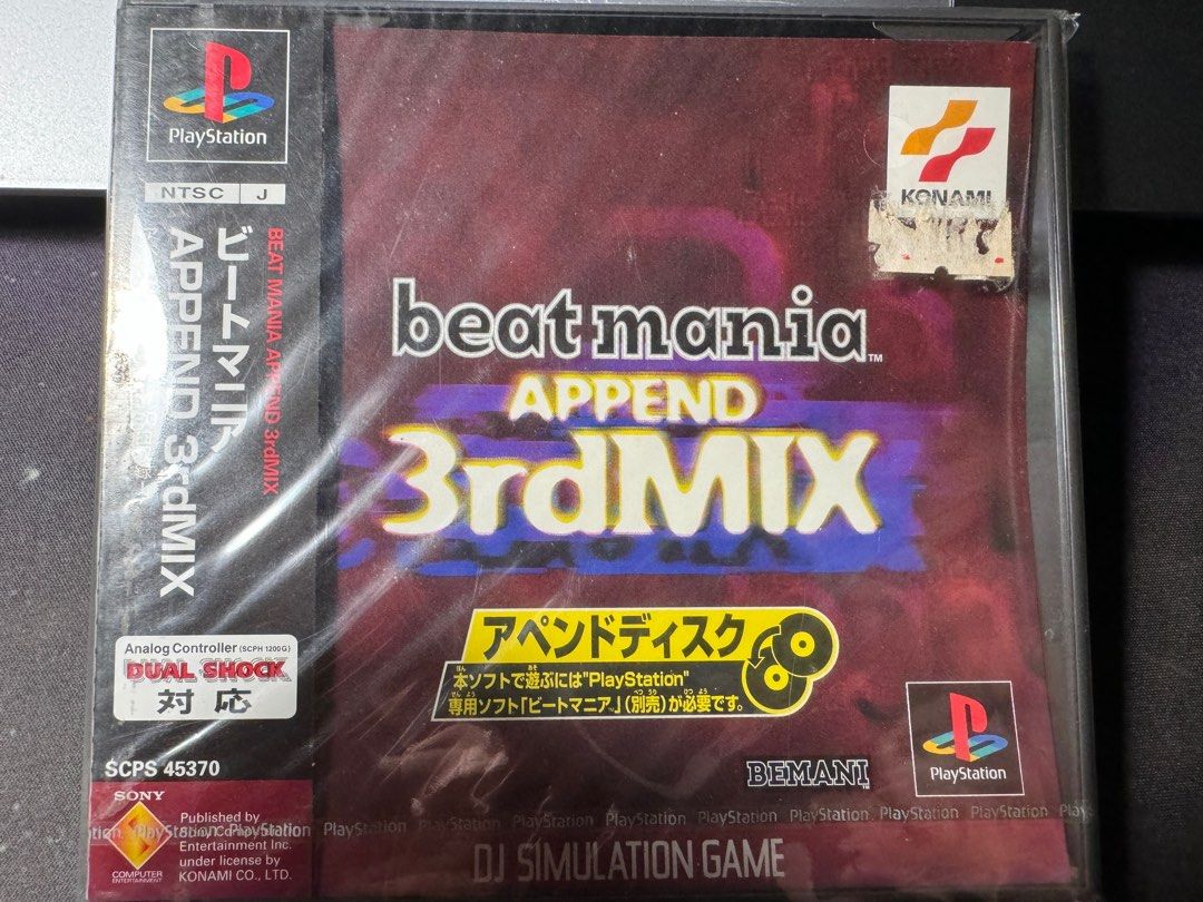 *PS1* beatmania Append 3rdMIX SEALED, Video Gaming, Video Games, PlayStation on Carousell