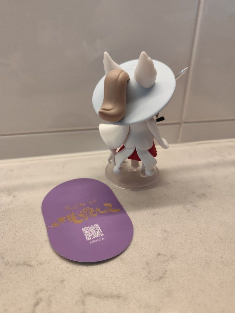 Rolife Suri Taoyuan nine tails blind box fox and koi loose figure tao ...
