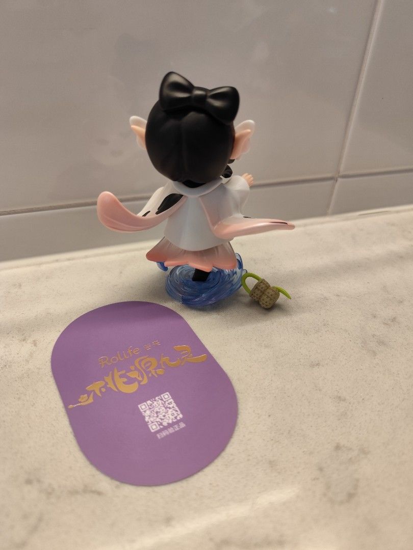 Rolife Suri Taoyuan nine tails blind box fox and koi loose figure tao ...