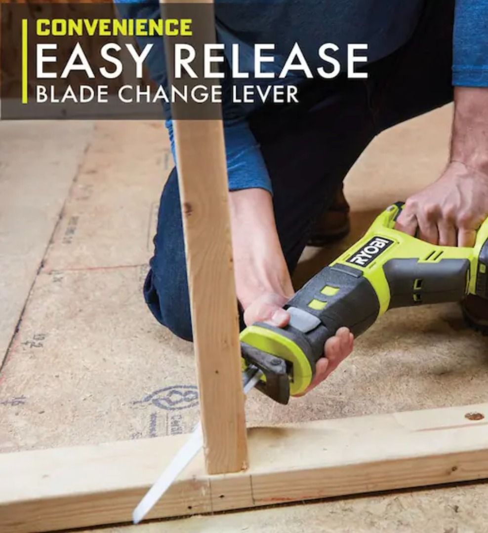 RYOBI PCL515B 18V Cordless Reciprocating Saw (Tool Only - No battery ...