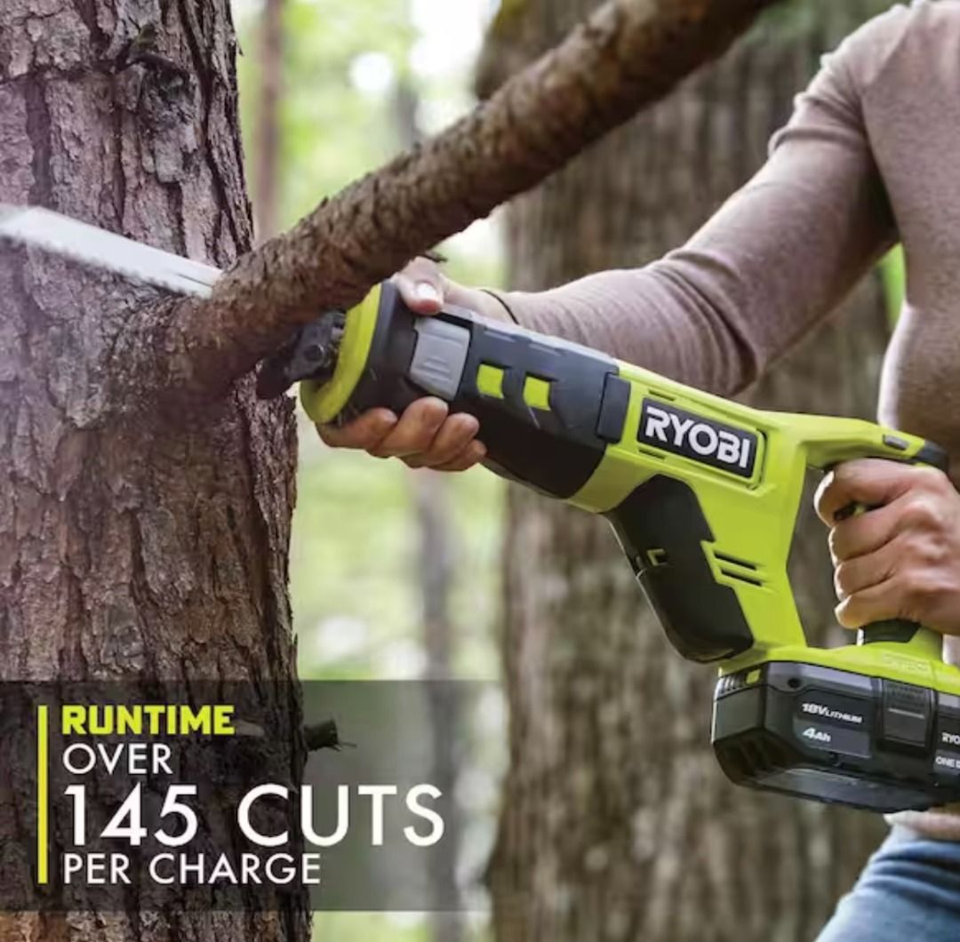 RYOBI PCL515B 18V Cordless Reciprocating Saw (Tool Only - No battery ...