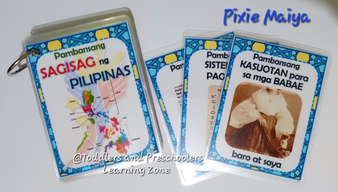 Sagisag ng pilipinas or National symbols 30 cards, Hobbies & Toys, Toys ...