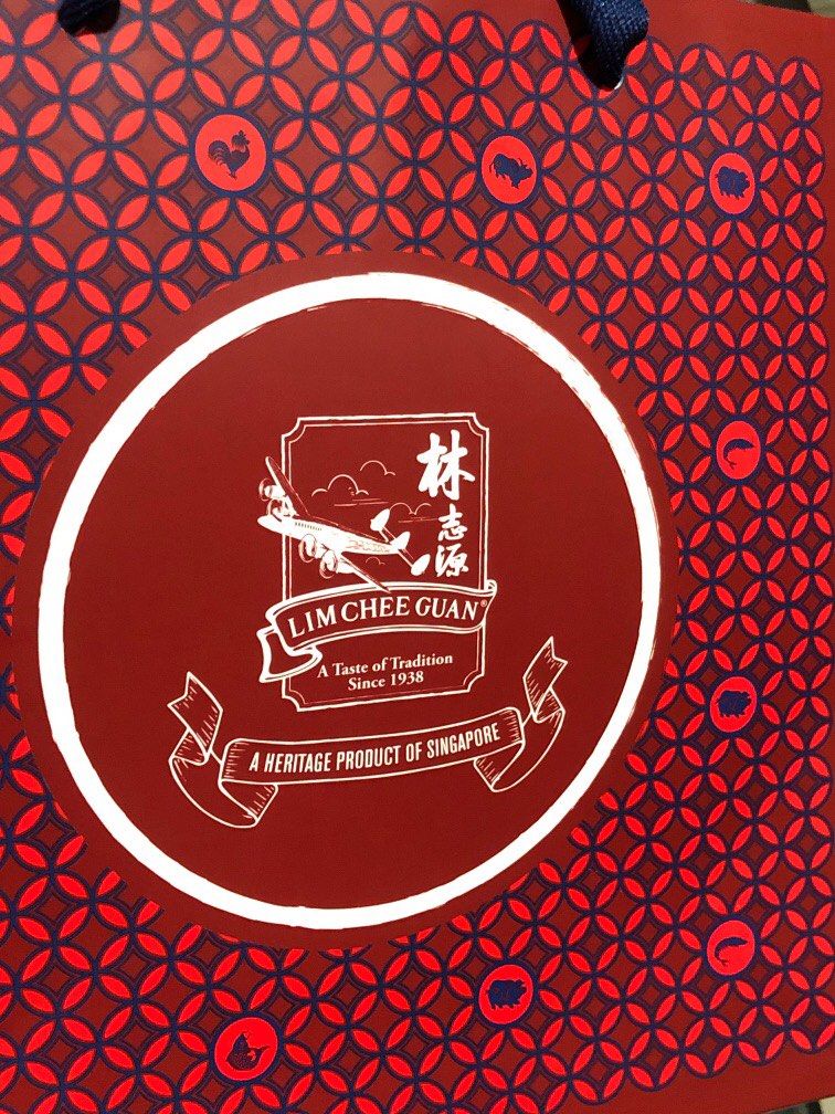 Singapore paperbag bee cheng hiang bacha TWG Lim chee guan laderach ...