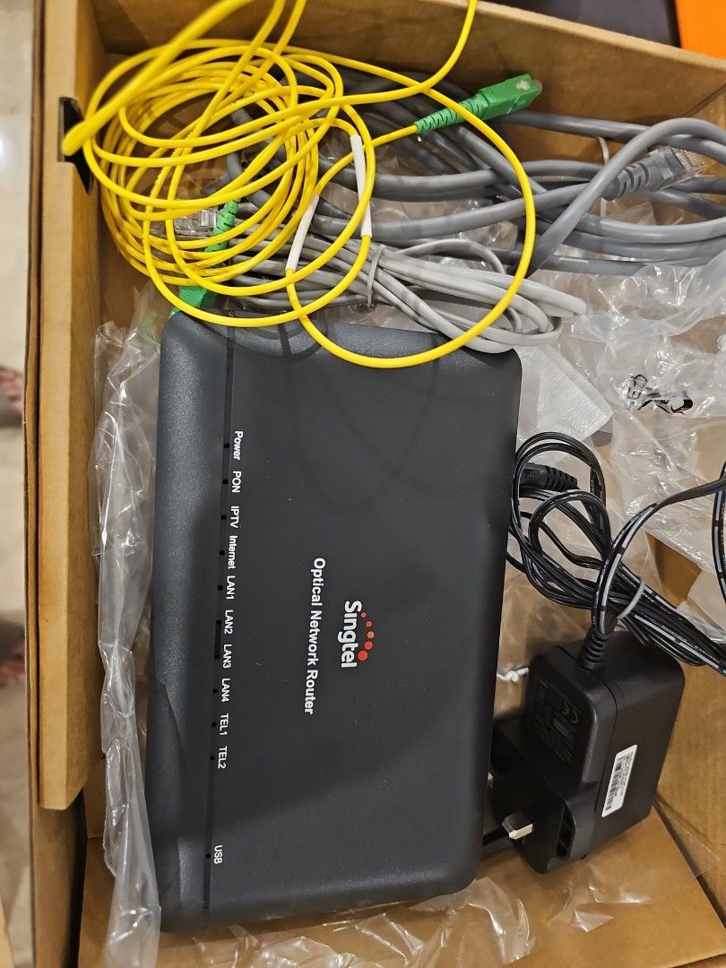 Singtel PON ONR fiber router, Computers & Tech, Parts & Accessories ... Singtel PON ONR fiber router, Computers & Tech, Parts & Accessories ...