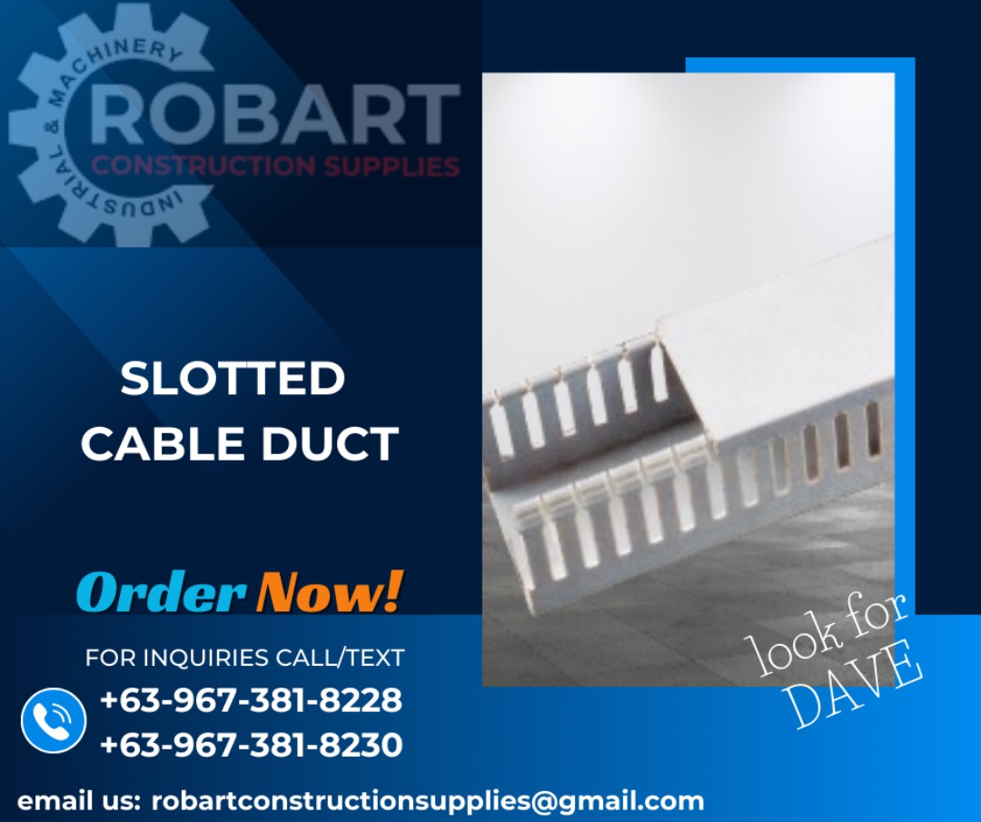 SLOTTED CABLE DUCT, Commercial & Industrial, Construction Tools ...