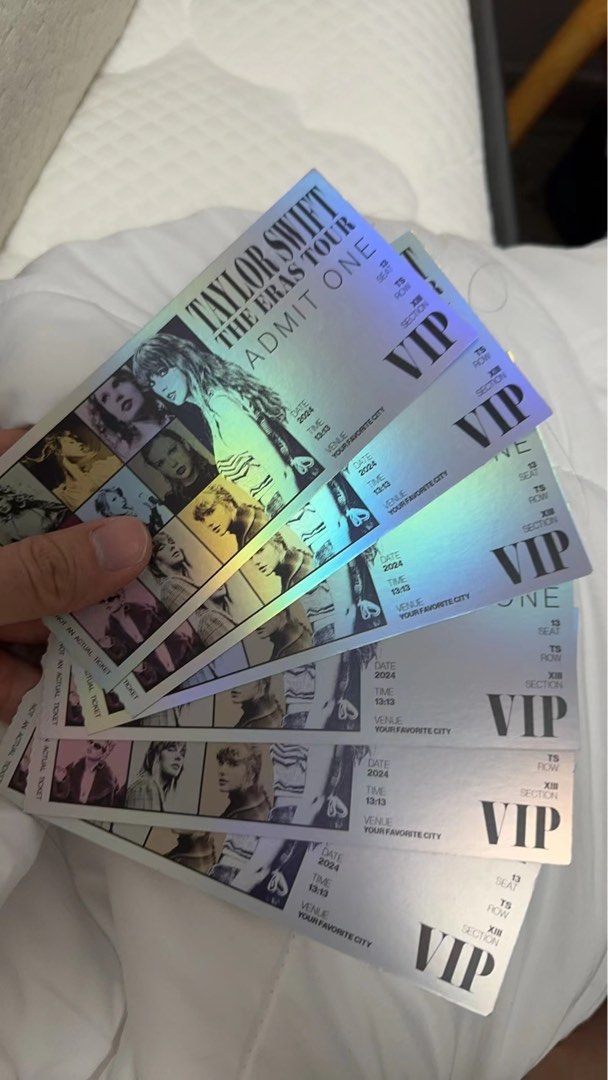 Taylor Swift vip souvenir ticket, Hobbies & Toys, Memorabilia ...