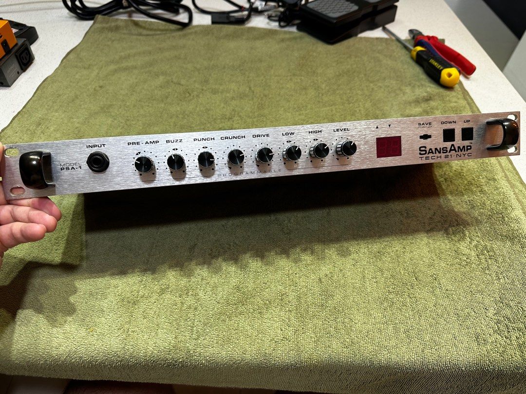 Tech 21 Sansamp PSA 1 Rack Preamp, Hobbies & Toys, Music & Media ...