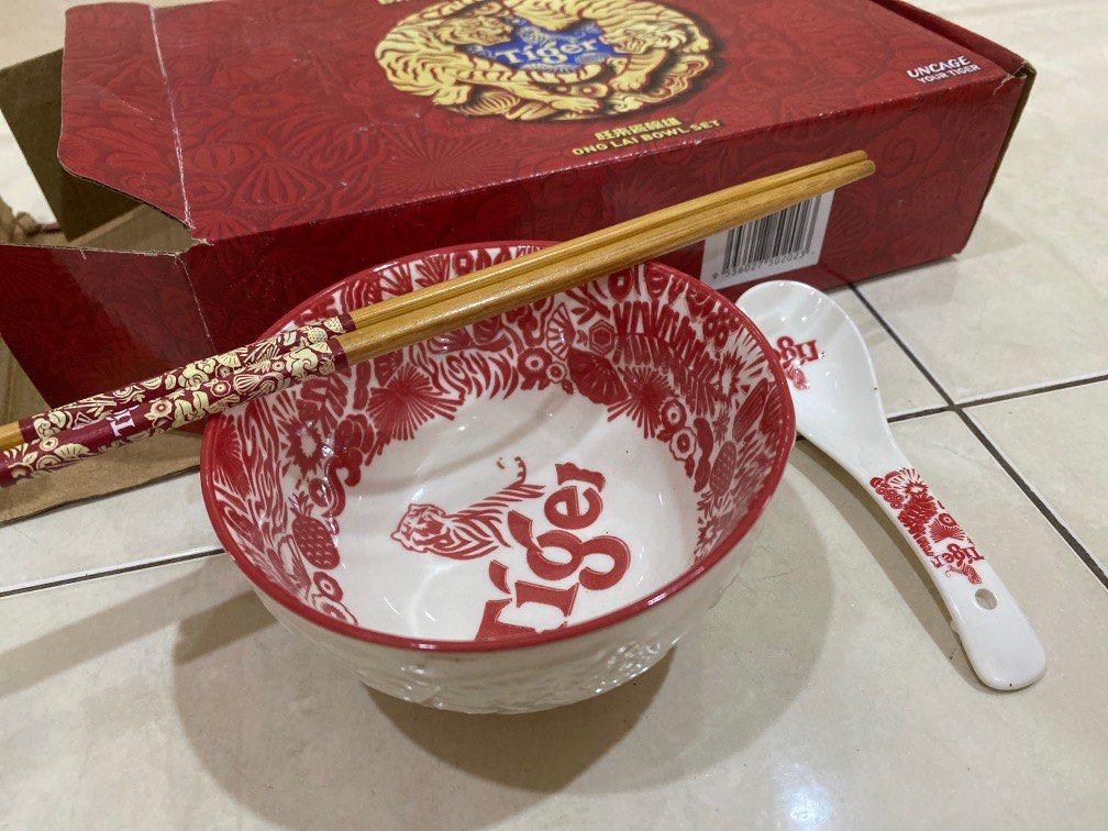 Tiger ong lai bowl set, Furniture & Home Living, Bathroom & Kitchen ...