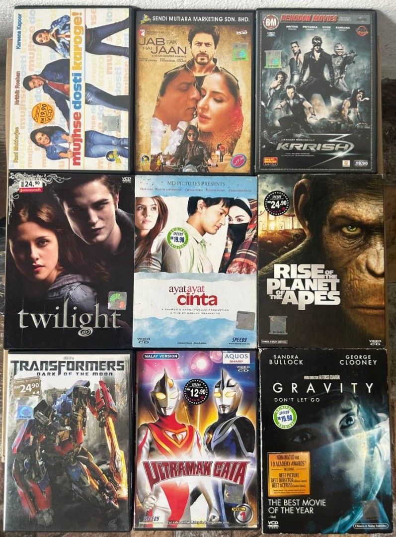 VCDs Movies, Hobbies & Toys, Music & Media, CDs & DVDs on Carousell