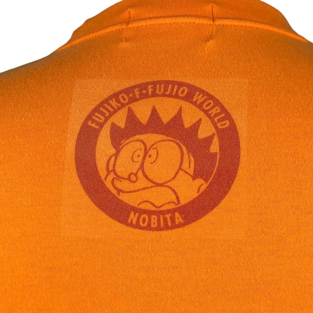 Vintage 90s Doraemon Nobita Fujio F Fujiko Big Logo Orange Tee Shirt ...