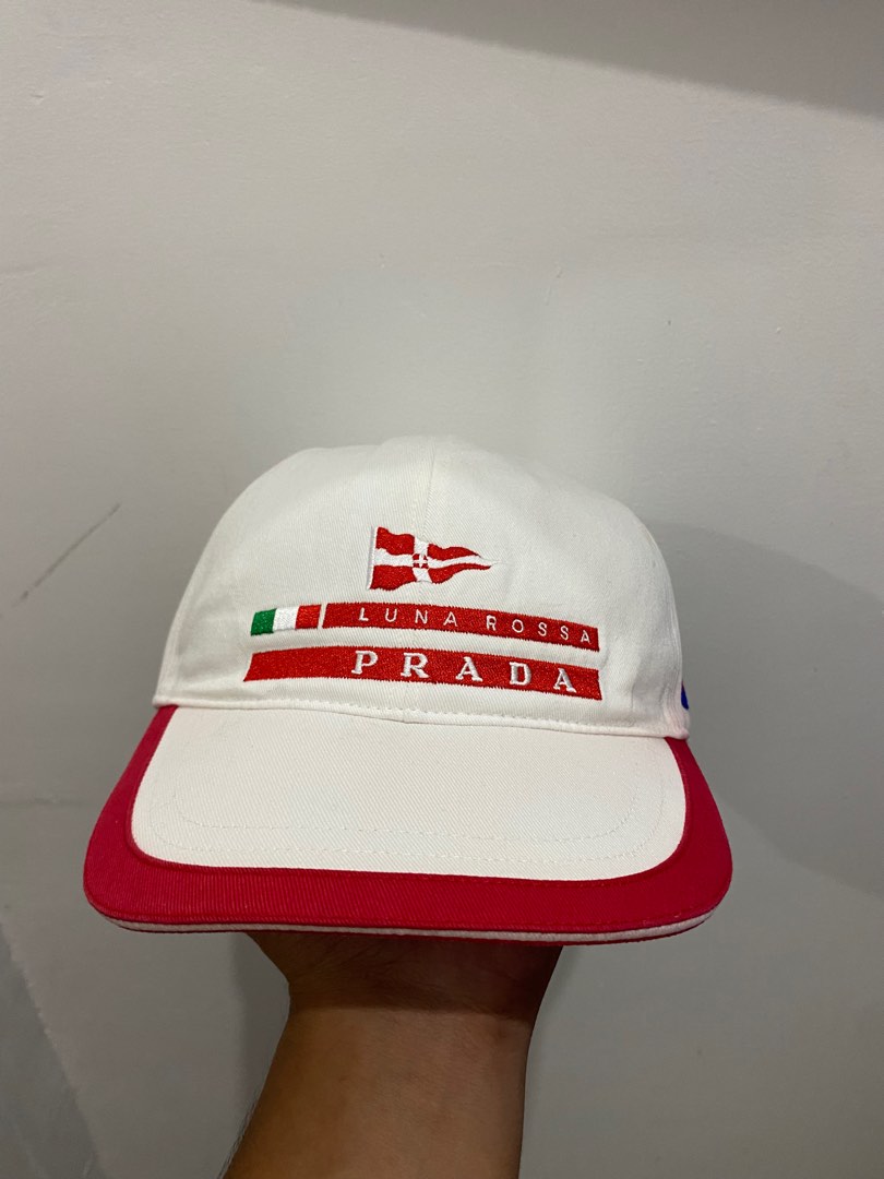 VINTAGE PRADA LUNA ROSSA LEGACY ARCHIVES CAP, Luxury, Accessories on Carousell