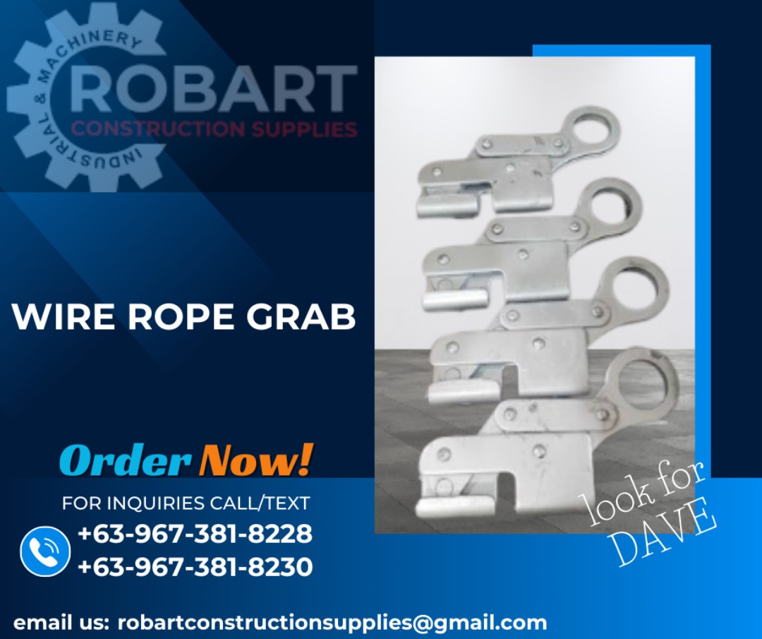 WIRE ROPE GRAB, Commercial & Industrial, Construction Tools & Equipment ...