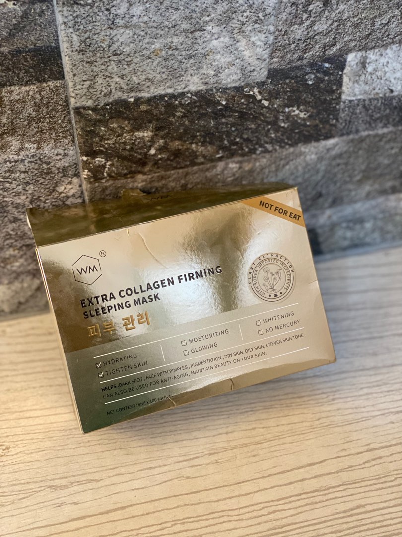 WM COLLAGEN SLEEPING MASK, Beauty & Personal Care, Face, Face Care on ...
