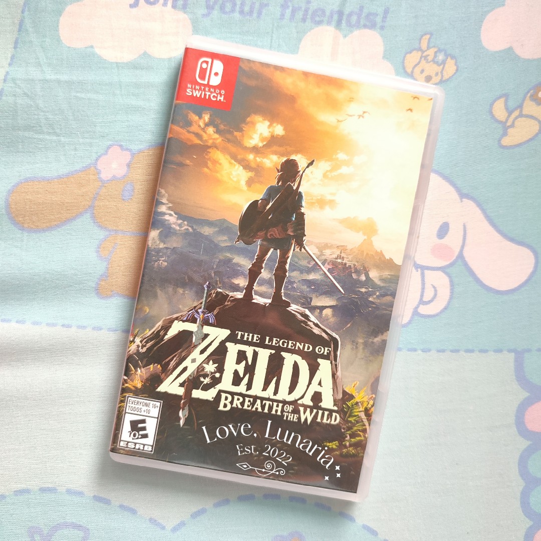Zelda Breath of the Wild BOTW Nintendo Switch Game, Video Gaming, Video ...