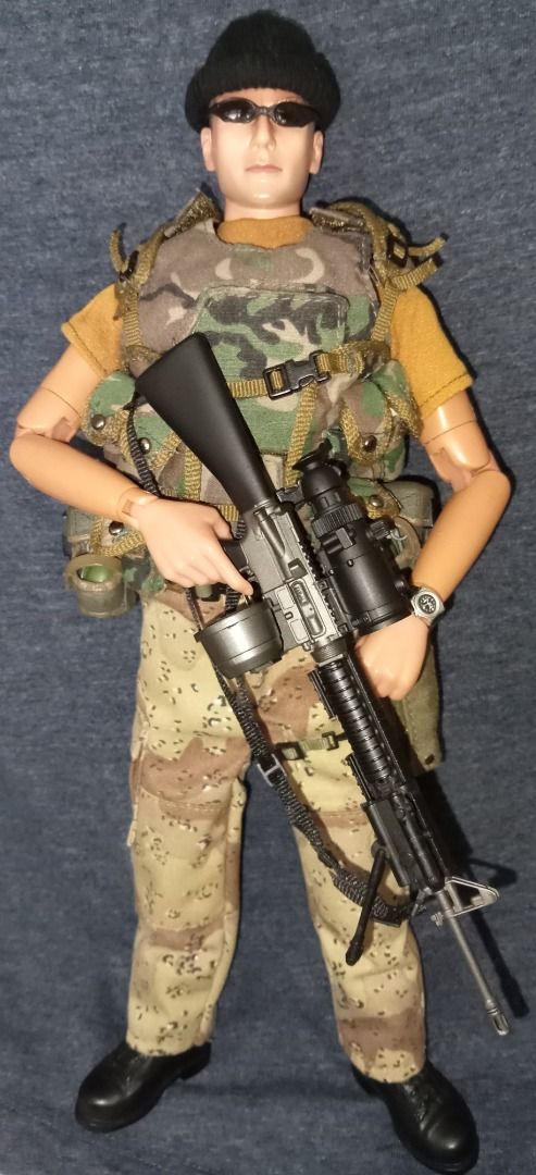 1/6 Scale Gulf War 1991 US Army Desert Fire Support M16 Drum100 rounds ...