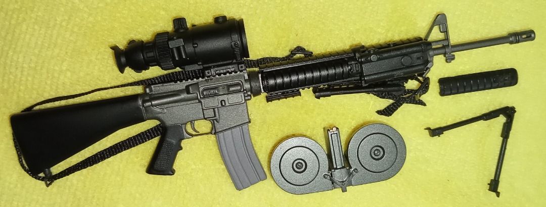 1/6 Scale Gulf War 1991 US Army Desert Fire Support M16 Drum100 rounds ...