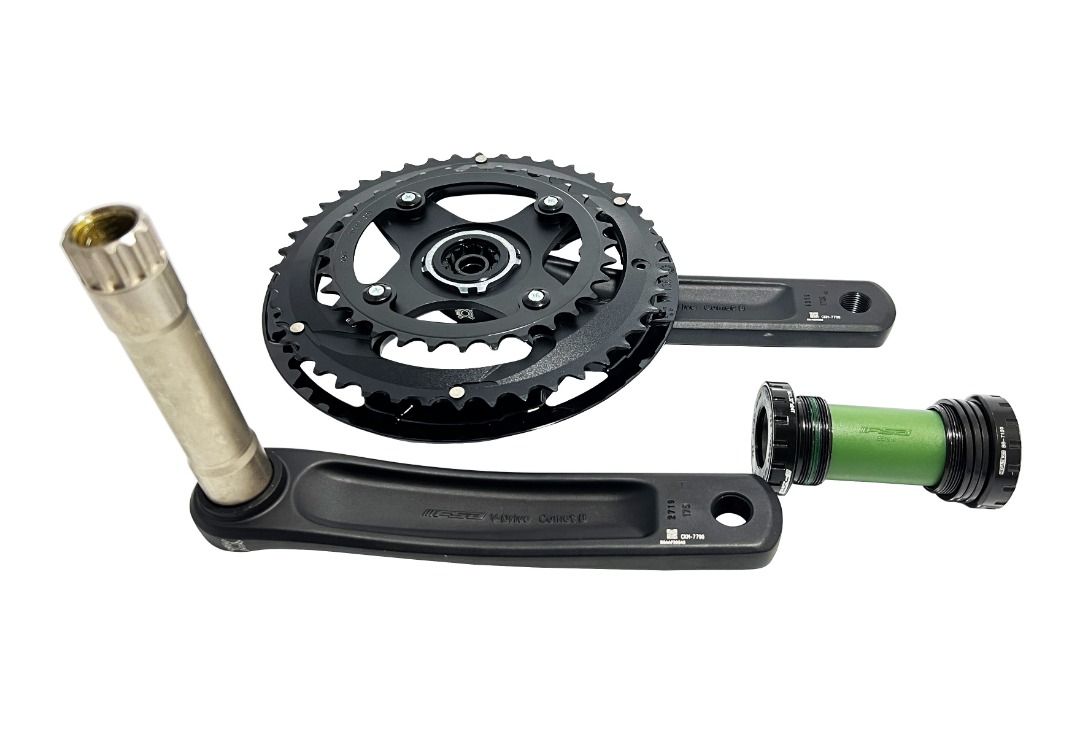 全新 FSA V-DRIVE CKM-7700 一體式 牙盤 / 大盤組 / 齒盤 - 護盤 44/32T 175L, 體育器材, 自行車及 ...