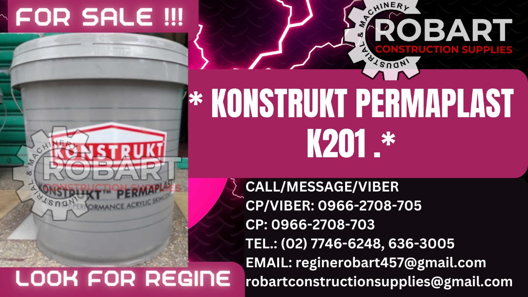 * KONSTRUKT PERMAPLASR K201 .*, Commercial & Industrial, Construction ...