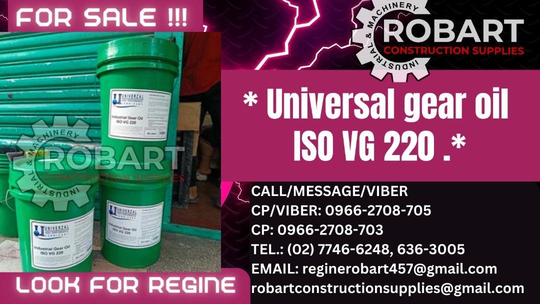 * Universal gear oil ISO VG 220 .*, Commercial & Industrial ...
