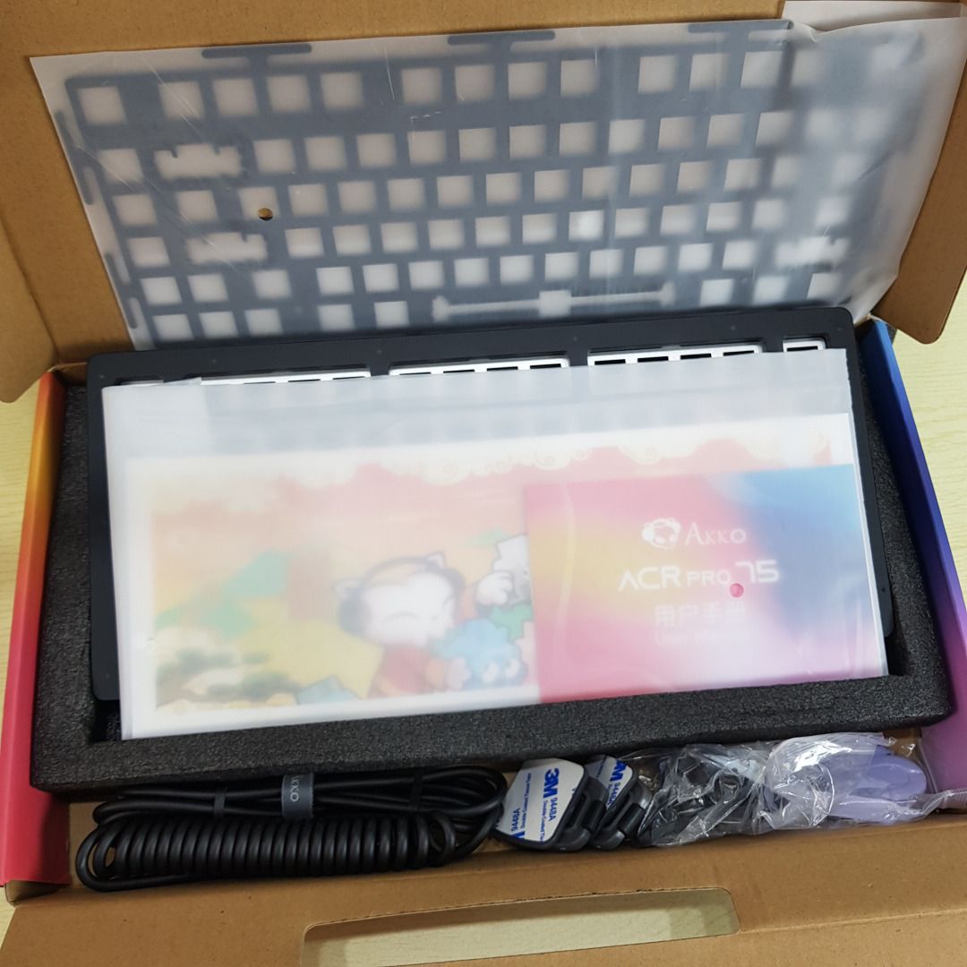 Akko ACR PRO 75 South PCB Acrylic Barebones Keyboard, Computers & Tech ...