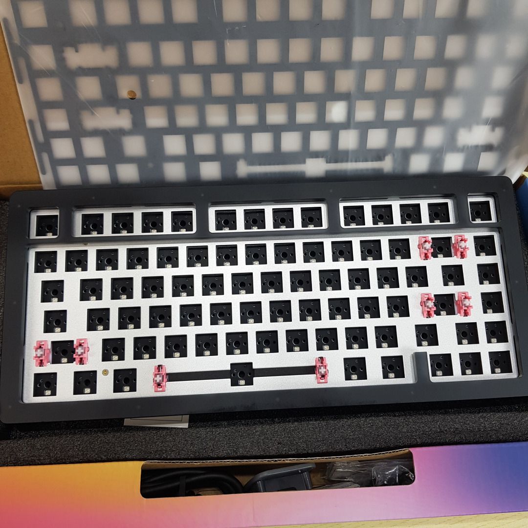 Akko ACR PRO 75 South PCB Acrylic Barebones Keyboard, Computers & Tech ...