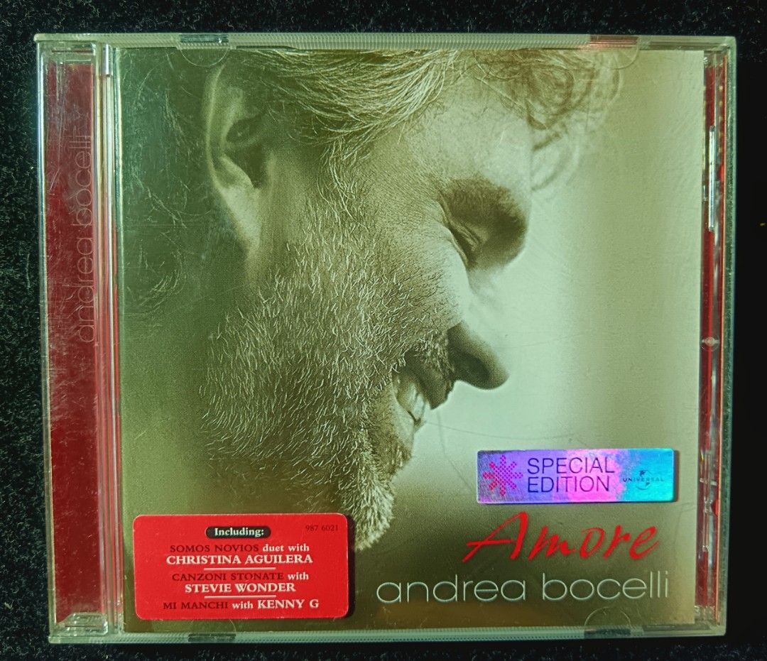 Andrea Bocelli Amore Special Edition CD Album EU Press preloved ...
