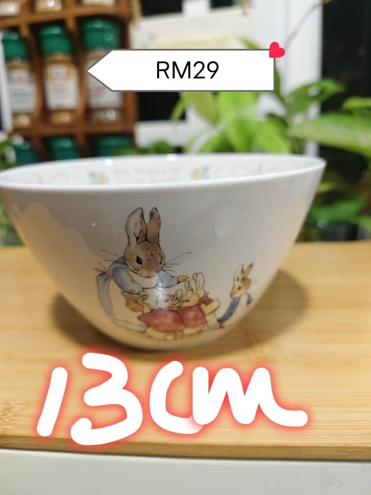 Assorted Original Peter Rabbit Plates, Furniture & Home Living ...