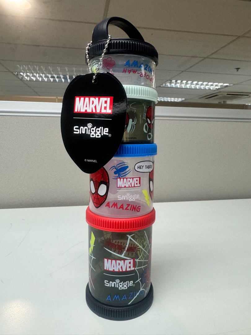 AUTHENTIC Smiggle Spider Man Snack & Stack Container Set, Food & Drinks ... AUTHENTIC Smiggle Spider Man Snack & Stack Container Set, Food & Drinks ...