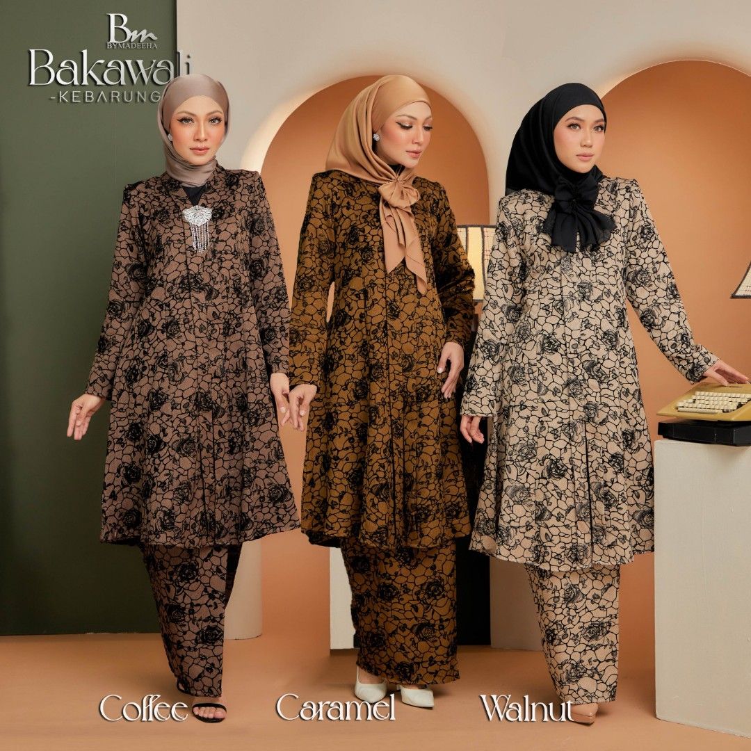 Bakawali Kebarung bymadeeha, Women's Fashion, Muslimah Fashion, Baju ...