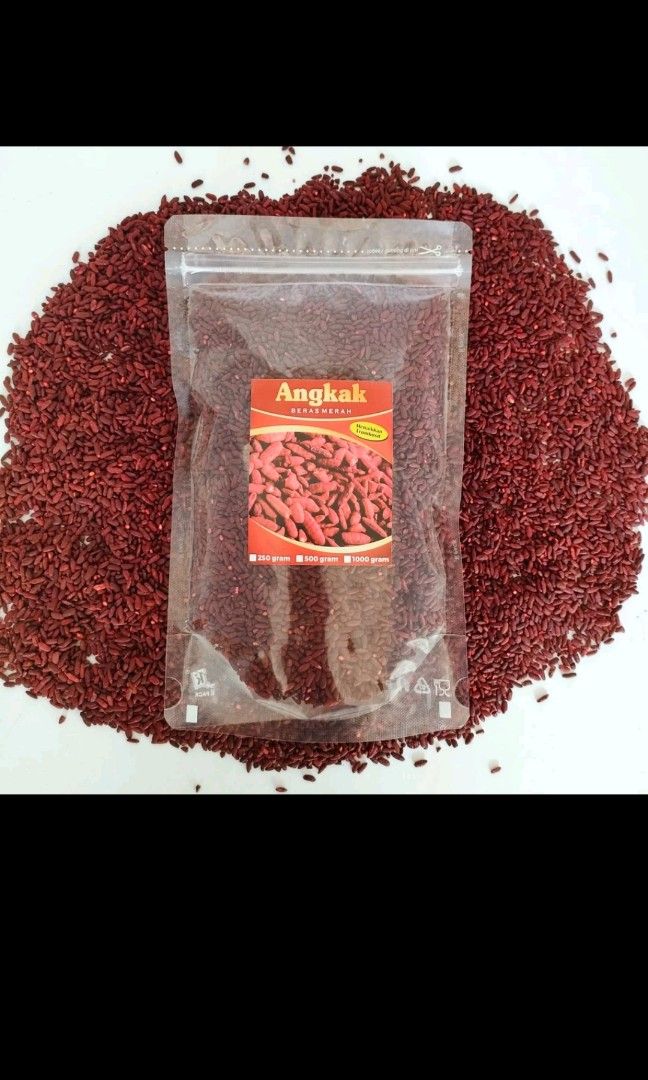 Beras Angkak 1 kg, Makanan & Minuman, Minuman Tidak Beralkohol di Carousell