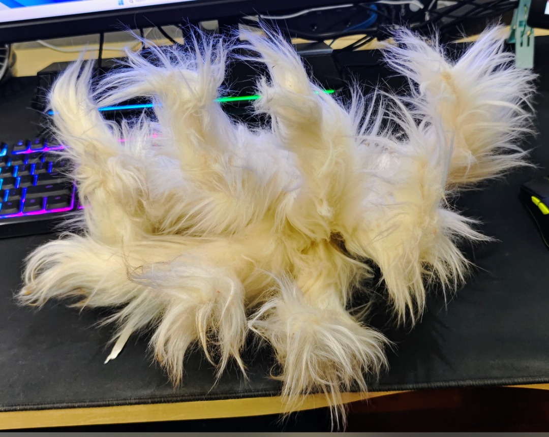 Bjd Dollfie Doll Fluffy 9 Tails Accessory, Hobbies & Toys, Toys & Games ...