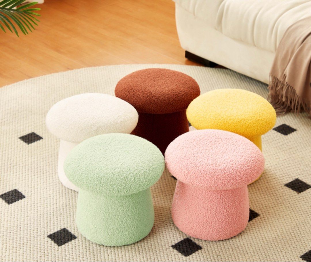 Bolet Kids Stool (Boucle Fabric), Babies & Kids, Baby Nursery & Kids ...