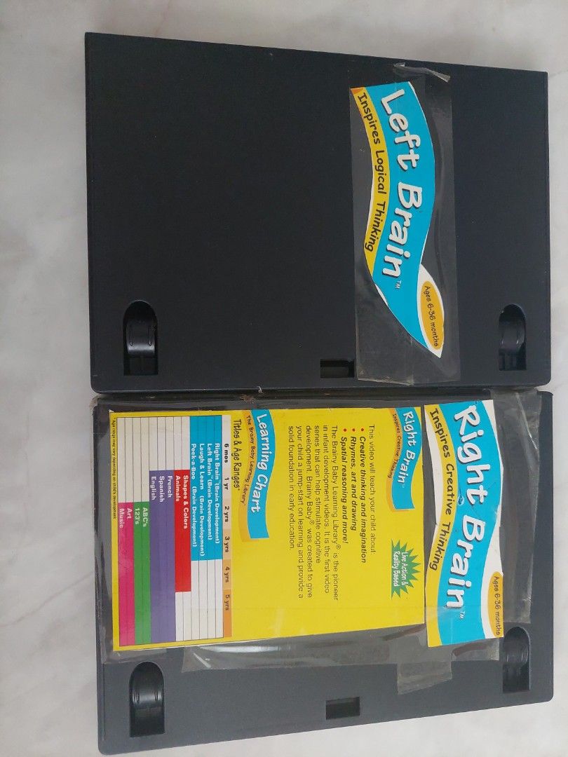 Brainy Baby Educational DVD- Left Brain & Right Brain, Hobbies & Toys ...