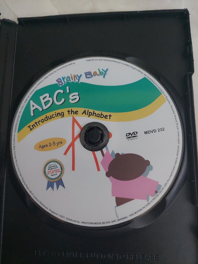 Brainy Baby-Educational DVD- Introducing Alphabet, Babies & Kids ...