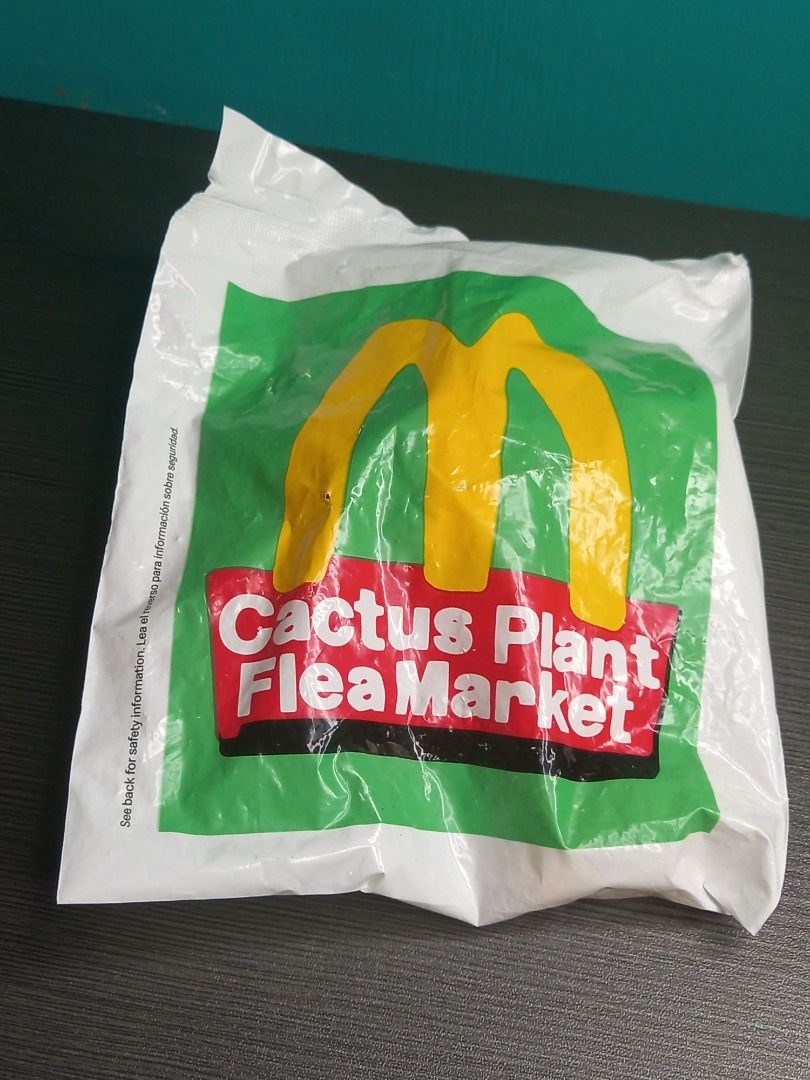 "Cactus Buddy Toy" 2022 Mc Donald's Adult Happy Meal Cactus Plant Flea ...
