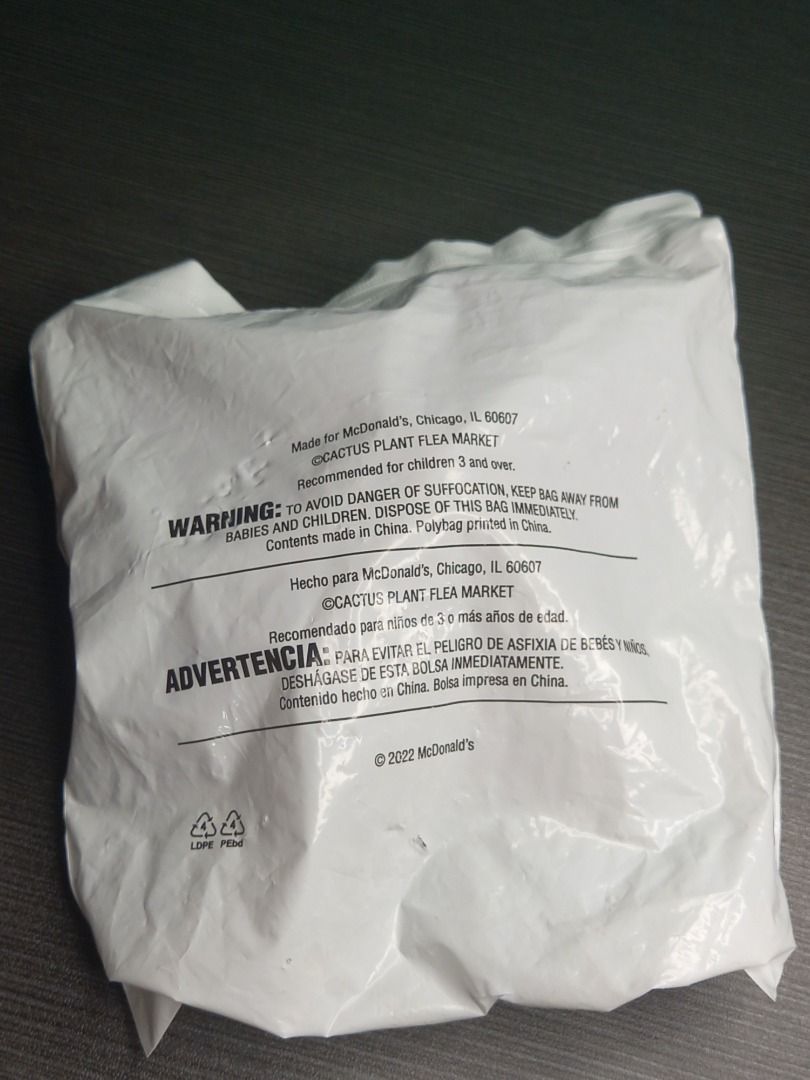 "Cactus Buddy Toy" 2022 Mc Donald's Adult Happy Meal Cactus Plant Flea ...