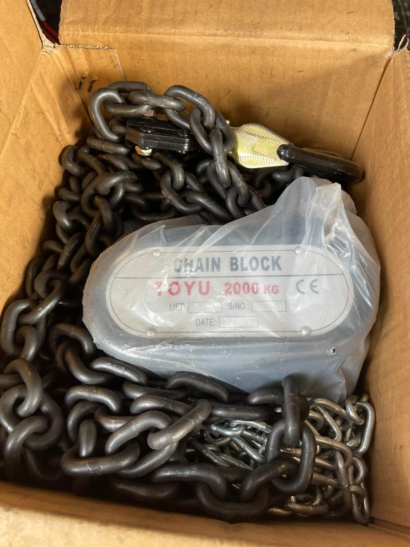 Chain block heavy duty, Commercial & Industrial, Construction Tools ...